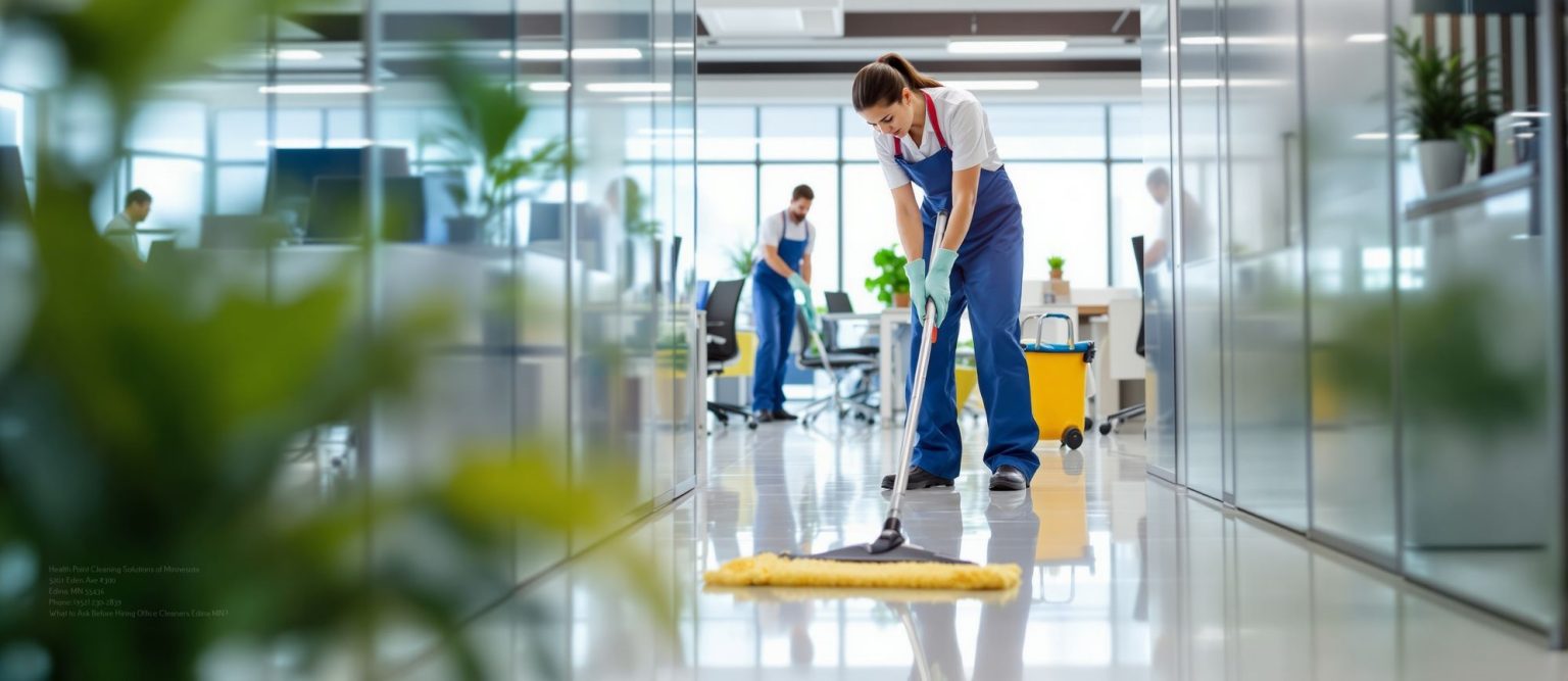 What to Ask Before Hiring Office Cleaners | Health Point Cleaning ...